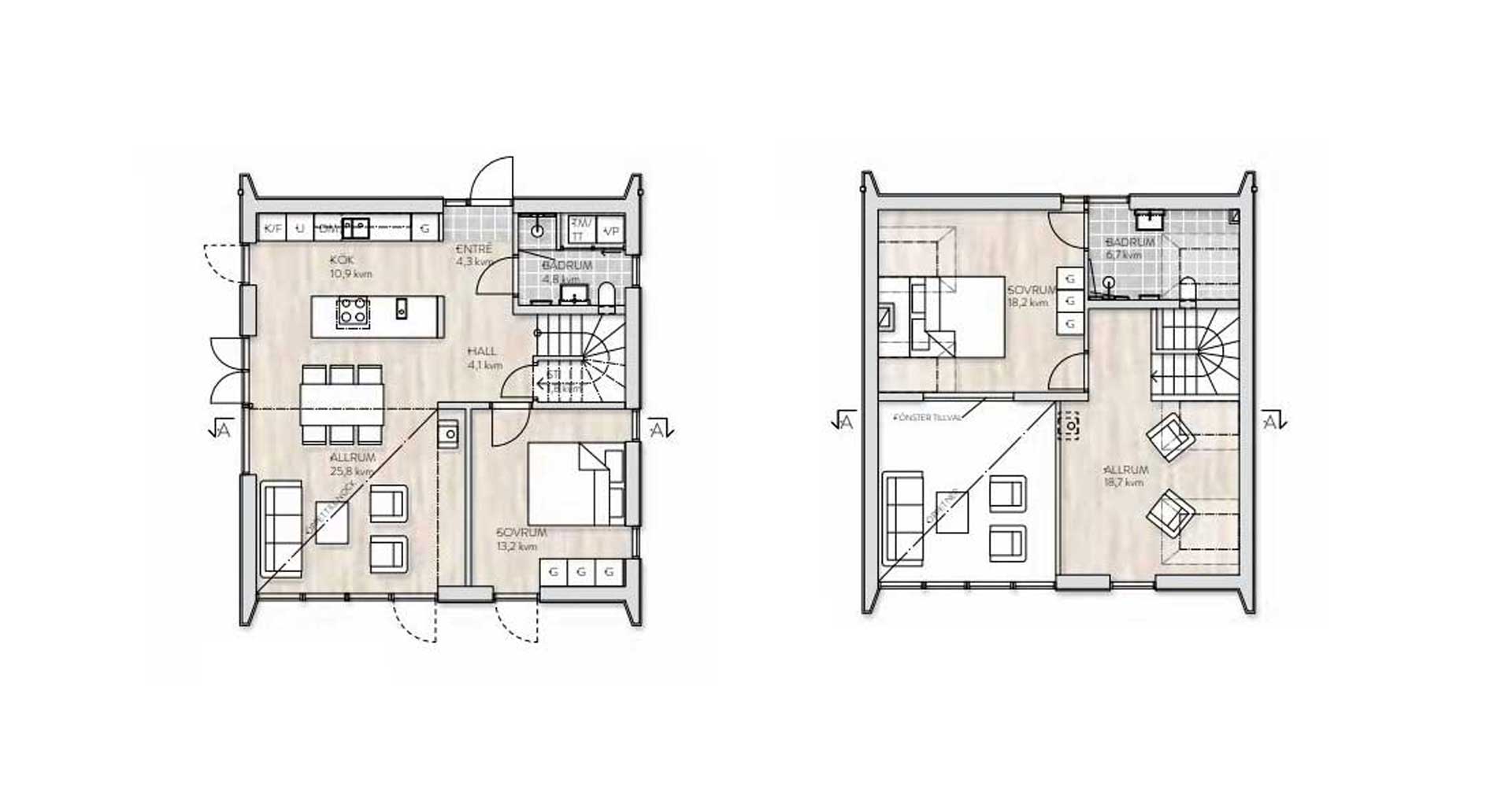 Montažna kuća Ivana - Katalog montažnih kuća - Radman Homes