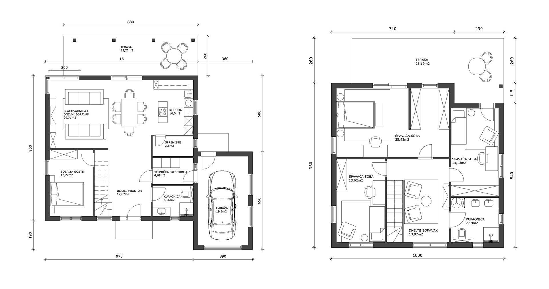 Montažna kuća Klara - Katalog montažnih kuća - Radman Homes