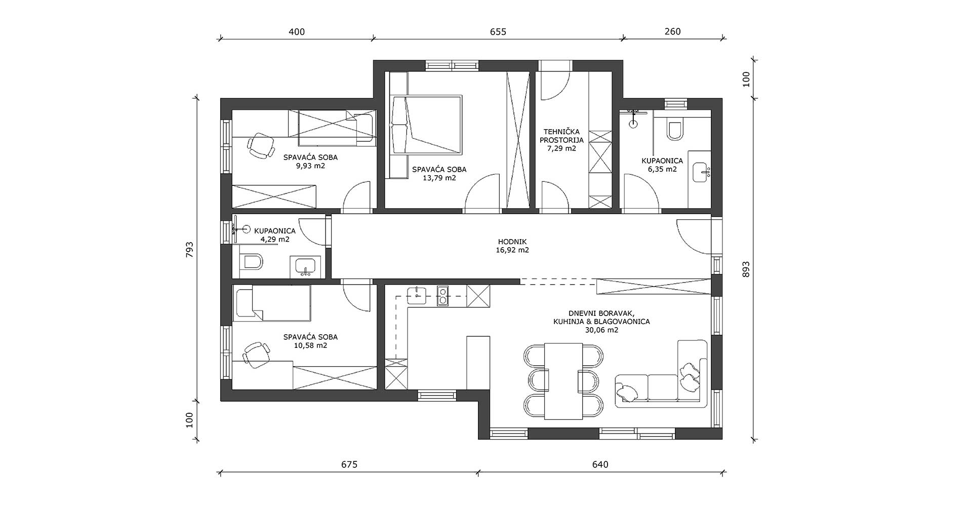 Montažna kuća Sandra - Katalog montažnih kuća - Radman Homes