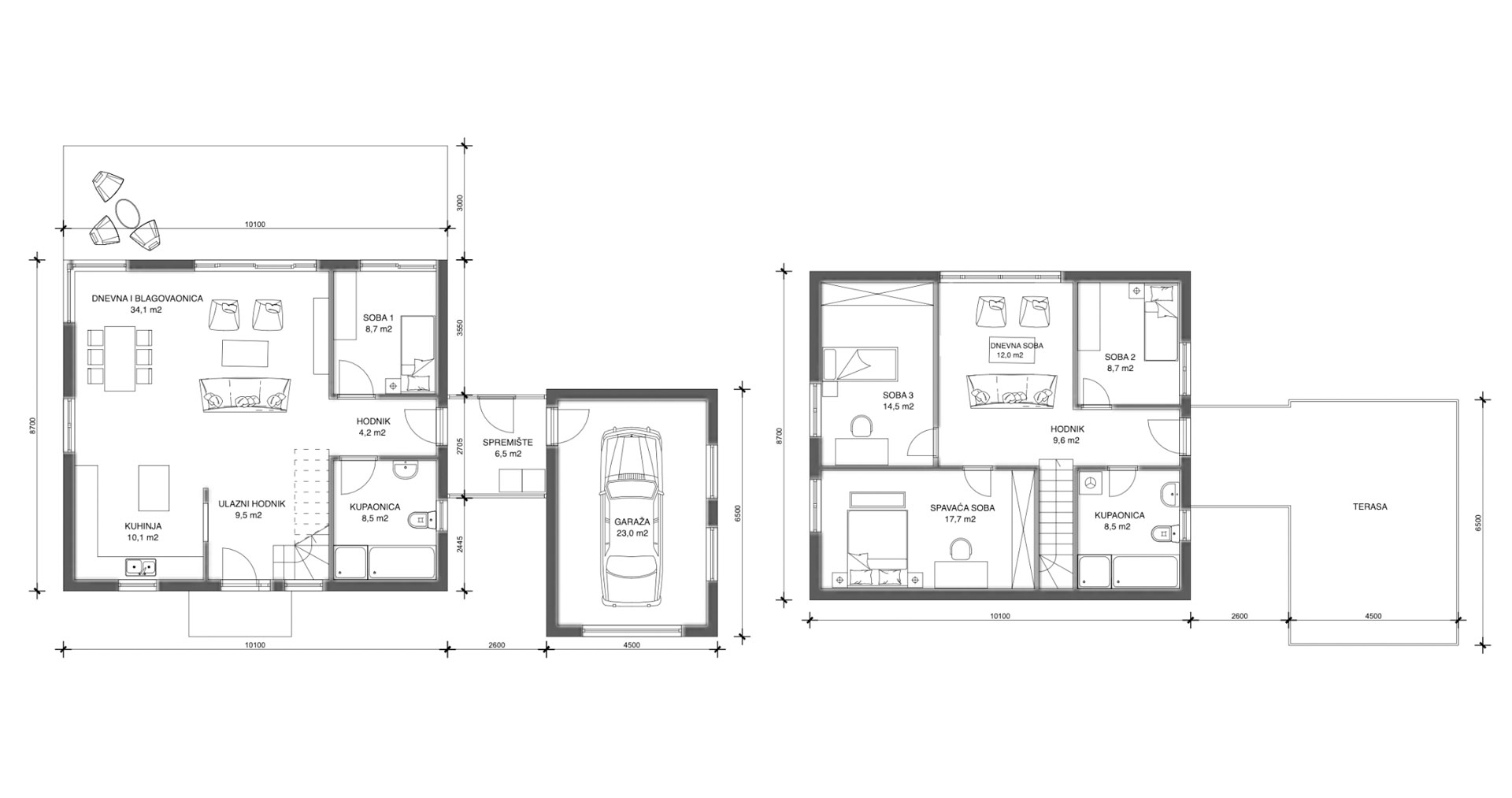 Montažna kuća Pag - Katalog montažnih kuća - Radman Homes
